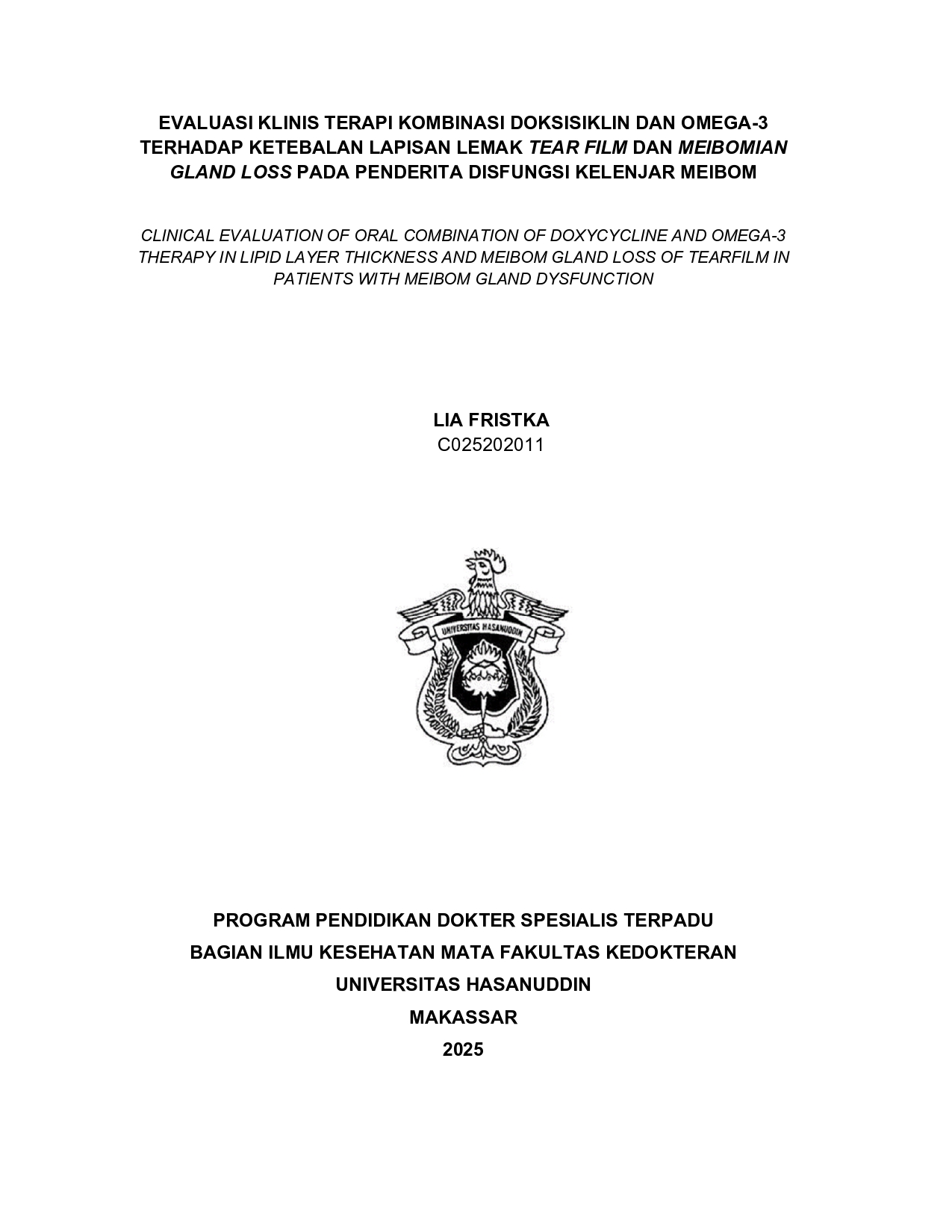 Repository | Universitas Hasanuddin